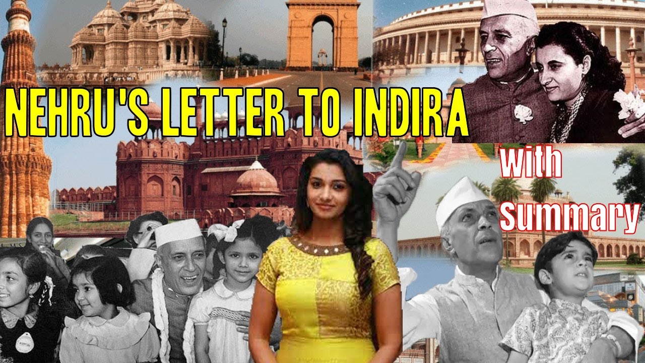 Nehru's Letter To Indira | Jawaharlal Nehru | Full Story | Explanation ...