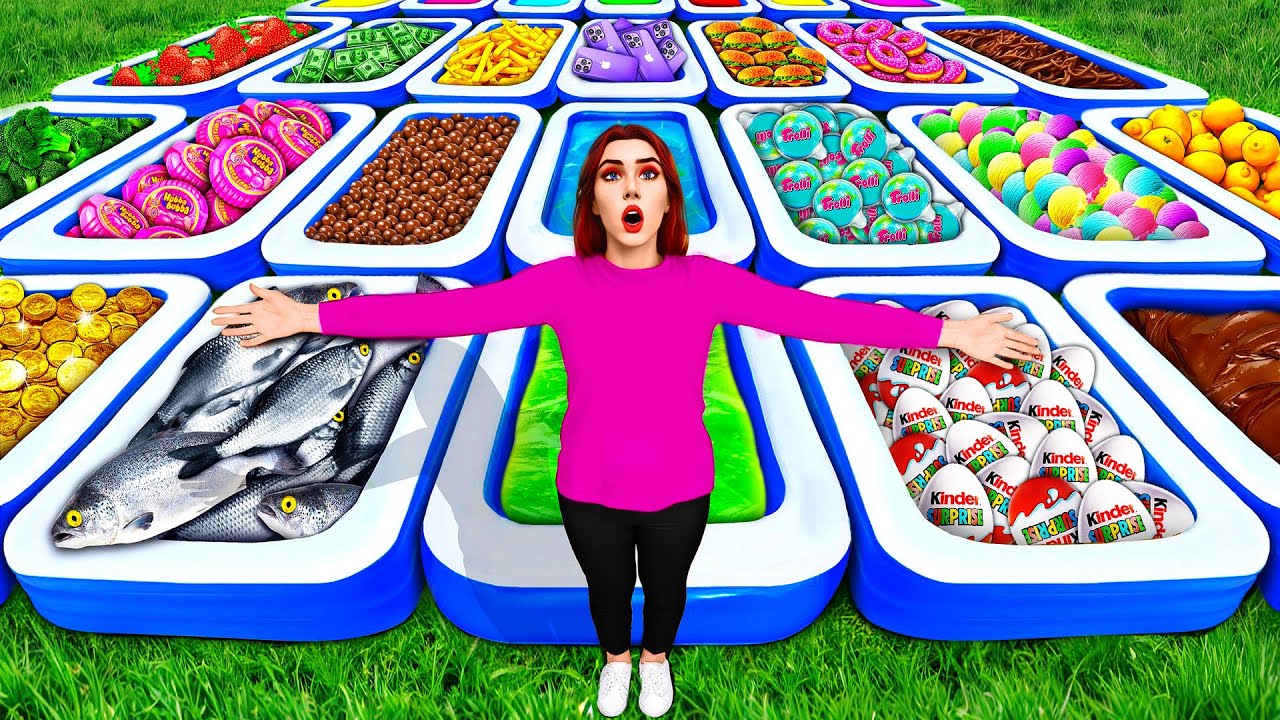 Ne Jamais Tomber Dans La Mauvaise Piscine Défi | Défis Amusants par ...