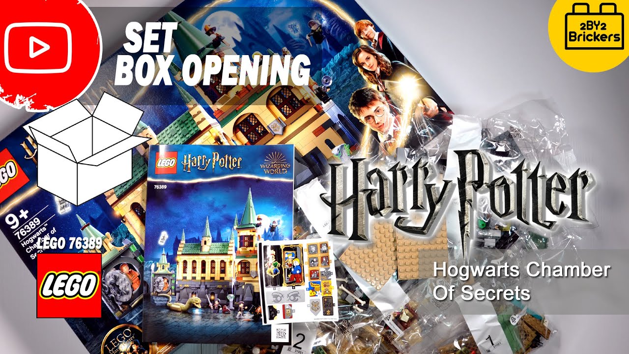 Lego Harry Potter 76389 Hogwarts Chamber Of Secrets Lego Set Box ...
