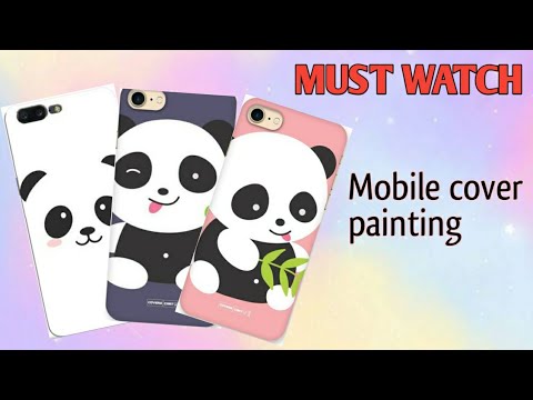 DIY phone cover decoration/Easy phone cover painting/Easy crafts ...