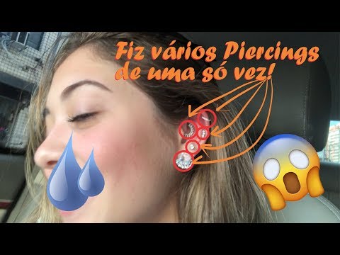FIZ VÁRIOS PIERCINGS DE UMA SÓ VEZ || ANANDA MORAIS