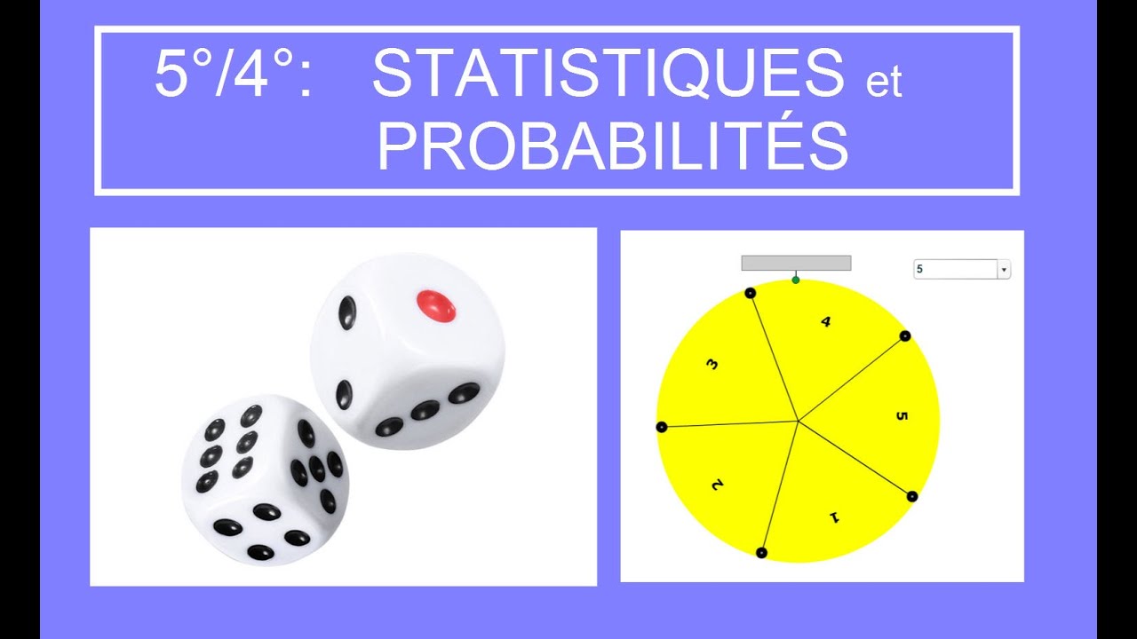 5° et 4° : STATISTIQUES et PROBABILITÉS - YouTube