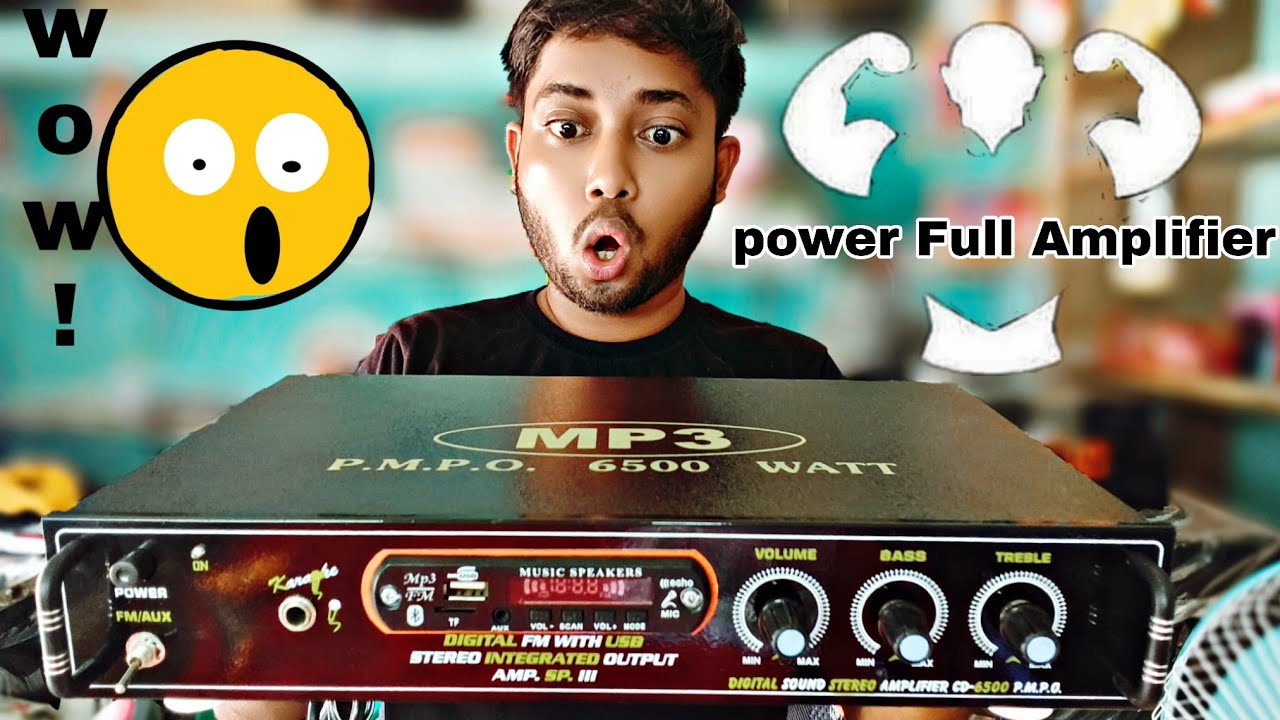 Home Use Power 💪 Full Professional Amplifier || STK 4141 Stereo ...