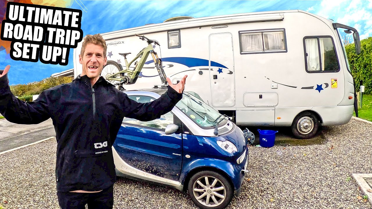 MY MOUNTAIN BIKE ROAD TRIP SETUP IS INSANE - THE DREAM MOTORHOME? - YouTube