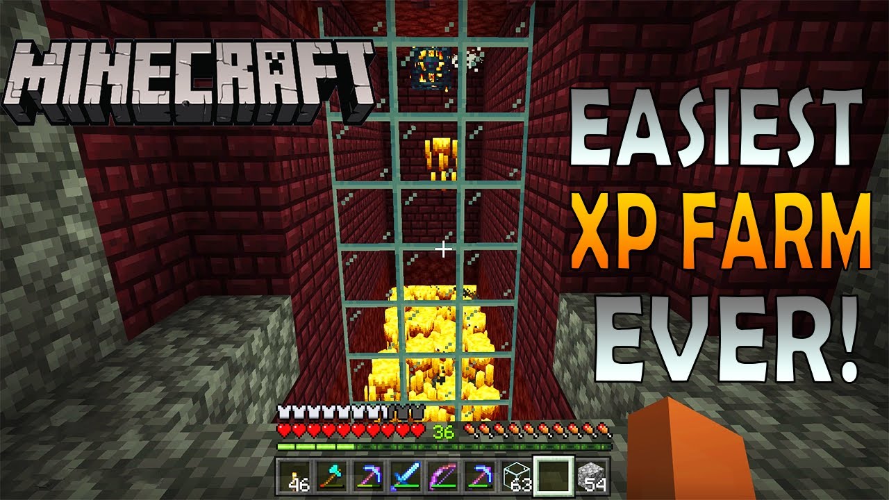 MINECRAFT | Super Easy XP FARM - YouTube