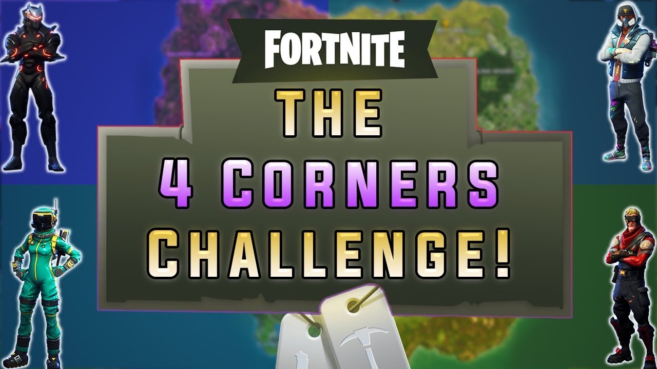 Fortnite - 4 Corners Challenge! ft. TimTheTatMan, BasicallyIDoWrk, And ...