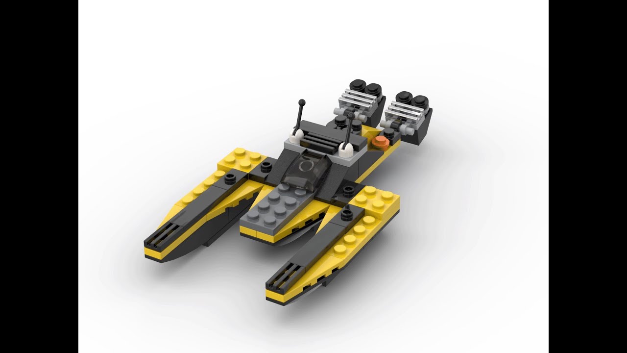 Lego 4505 Sea Machines Speed Build Studio Bricklink LDD by Master ...