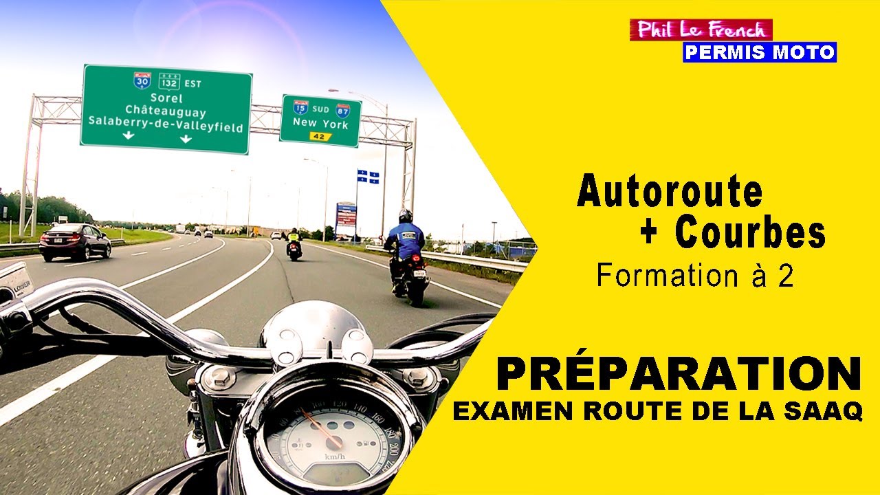 Ou sont les Courbes à l'Examen? et Quoi faire sur l'Autoroute? - YouTube