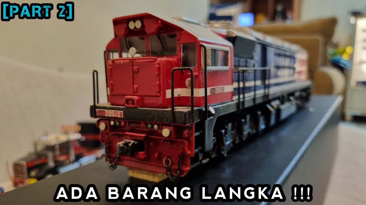 [PART 2 - AWAY KE JOMBANG] MALAH KETEMU LOKOMOTIF CC 205 #miniaturtruk ...