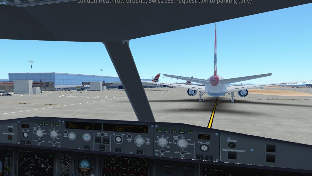 Landing a crazy Aircraft. The A340 | Arrival & approach into London ...