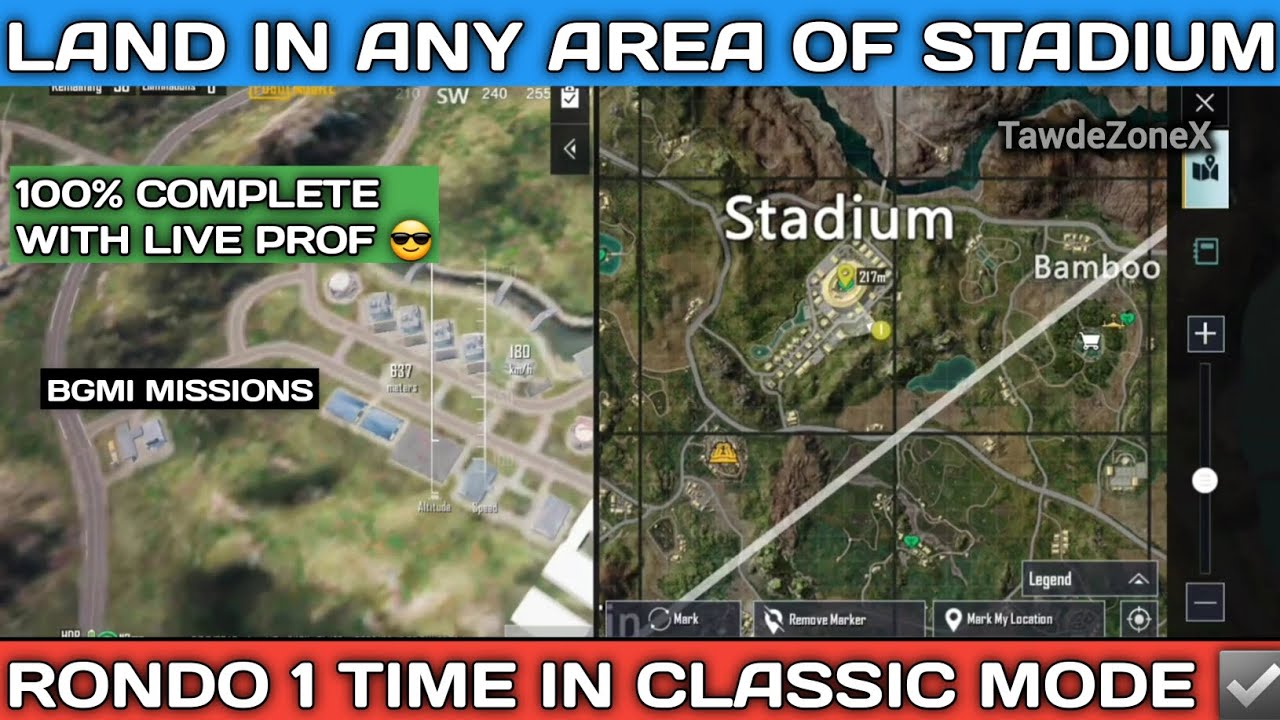 Land In Any Area Of Stadium Rondo 1 Time In Classic Mode | Stadium ...