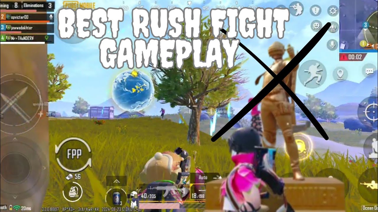 rush fight gameplay 3.3 update 😱🔥 #gaming #viral #bgmi #funny - YouTube