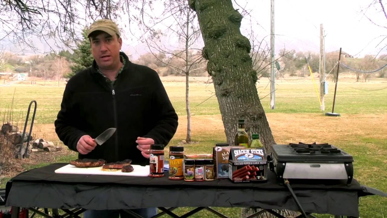 How to Cook a Steak on The Sporting Chef TV - YouTube