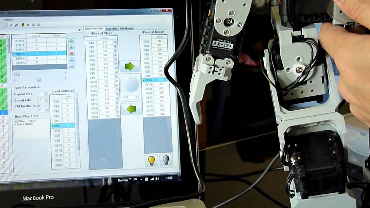 How to use Roboplus Motion mirror pose function - YouTube