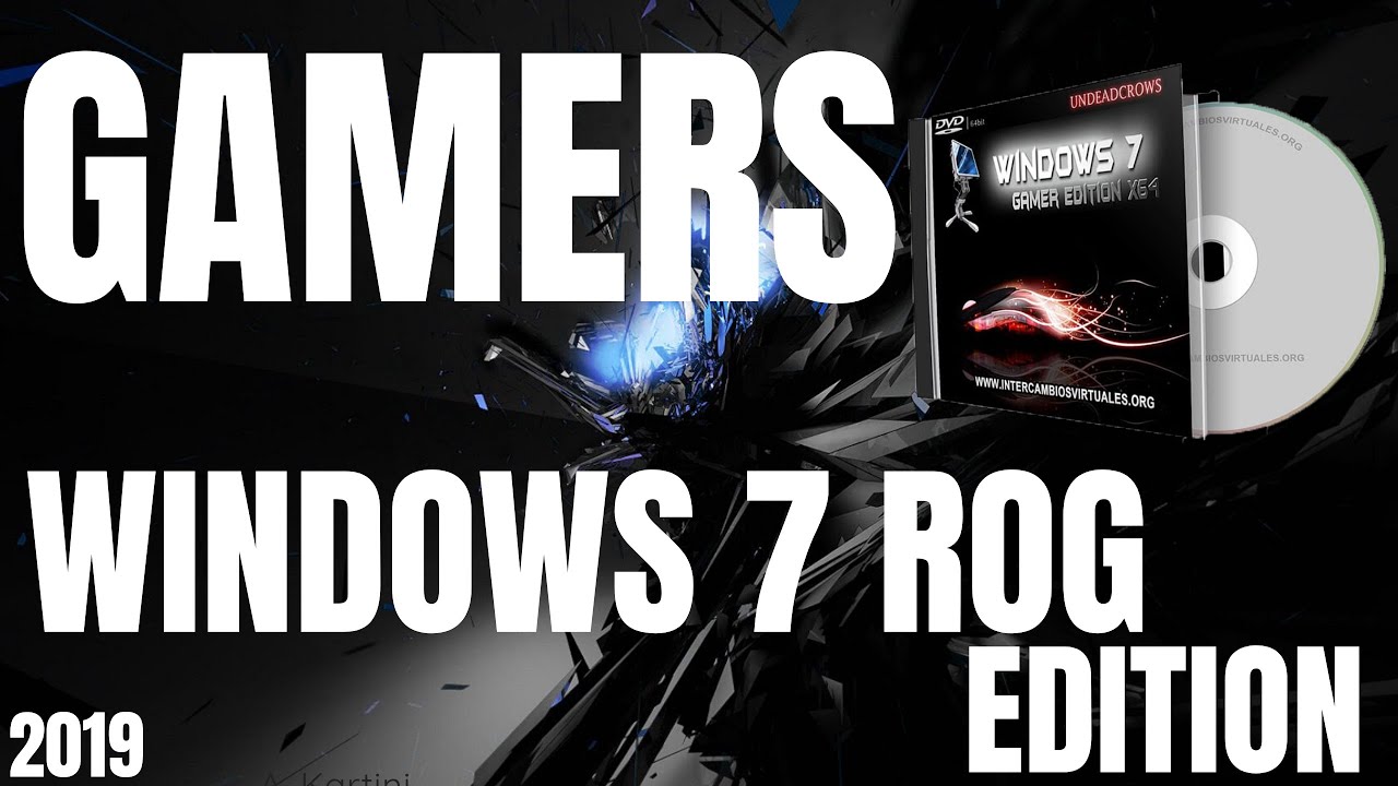Windows 7 Sp1 Rog Rampage E3 X64 For Gamers 2019 - YouTube