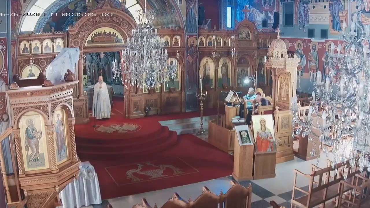 26/6/20 - ΘΕΙΑ ΛΕΙΤΟΥΡΓΙΑ ΑΓΙΟΥ ΔΑΒΙΔ ΤΟΥ ΕΝ ΘΕΣΣΑΛΟΝΙΚΗ - YouTube