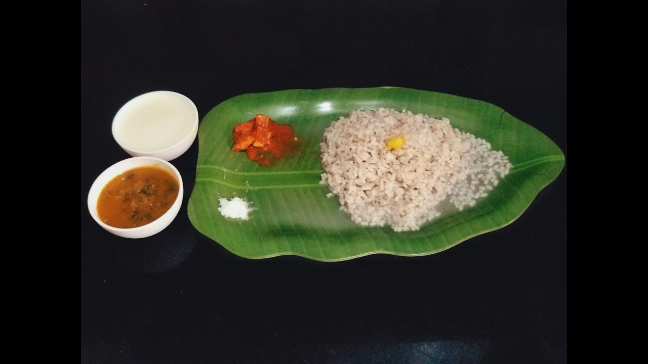 Brown rice ganji | gangji | Kuchalakki Hejje | DeeRa's Tiffin - YouTube