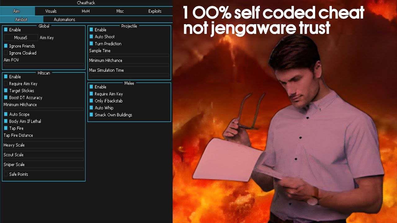 CheatHack official public release (Best TF2 Cheat 100% SelfCoded) - YouTube