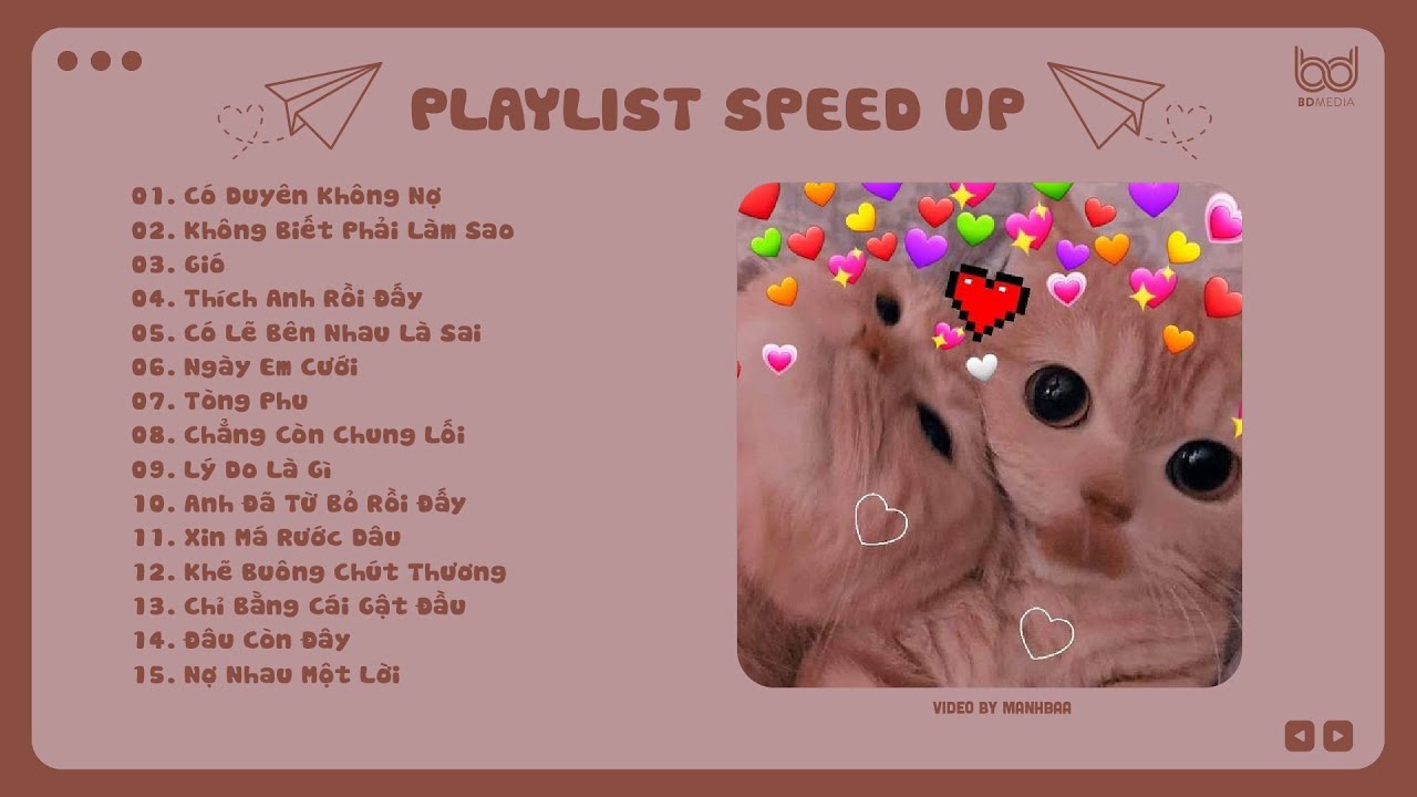 「speed up playlist」cuối tuần ở nhà thì bật ngay list này lên nhé - YouTube