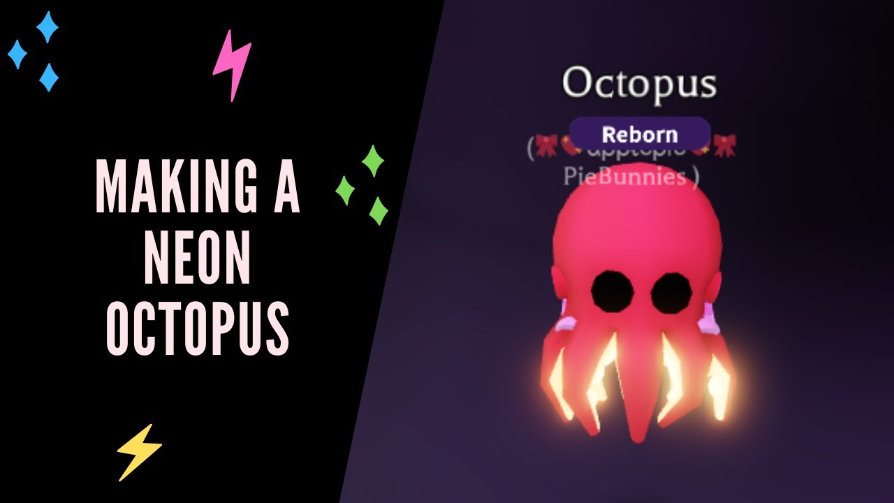 Made a NEON OCTOPUS! in Adopt Me on Roblox! - YouTube