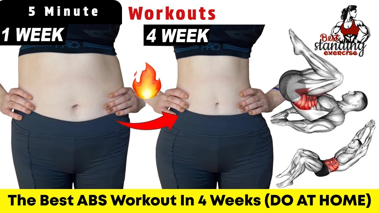The Best ABS Workout In 4 Weeks (DO AT HOME) - YouTube