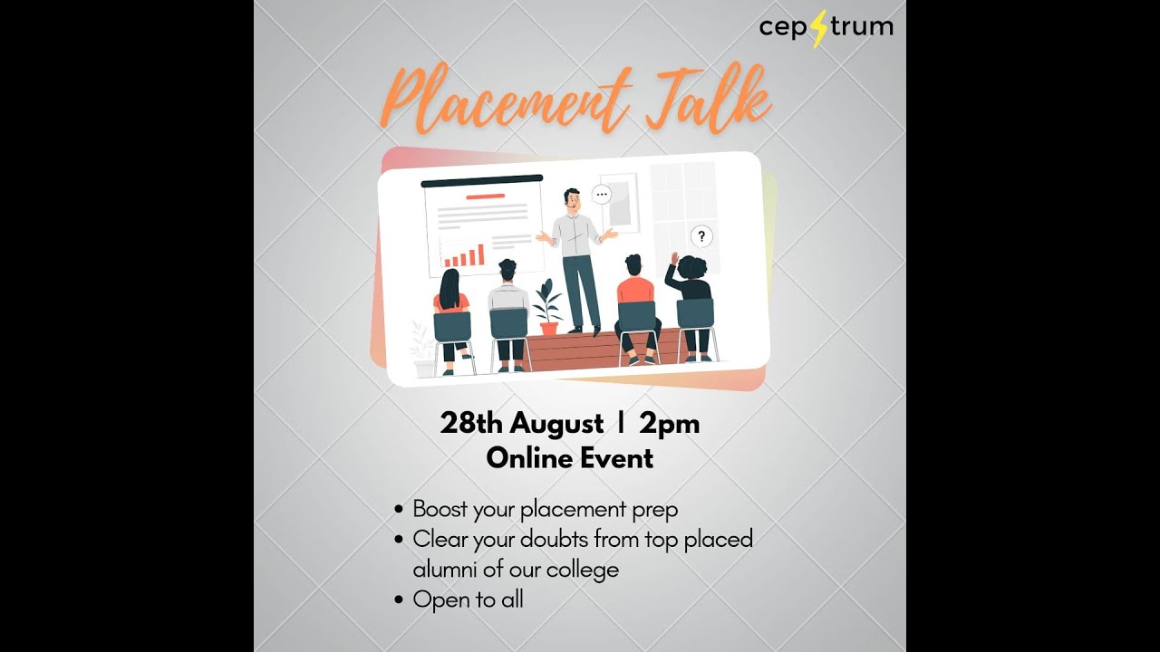 Placement Talk 2022 | Cepstrum IITG - YouTube