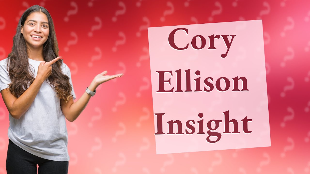 Who is Cory Ellison based on? - YouTube