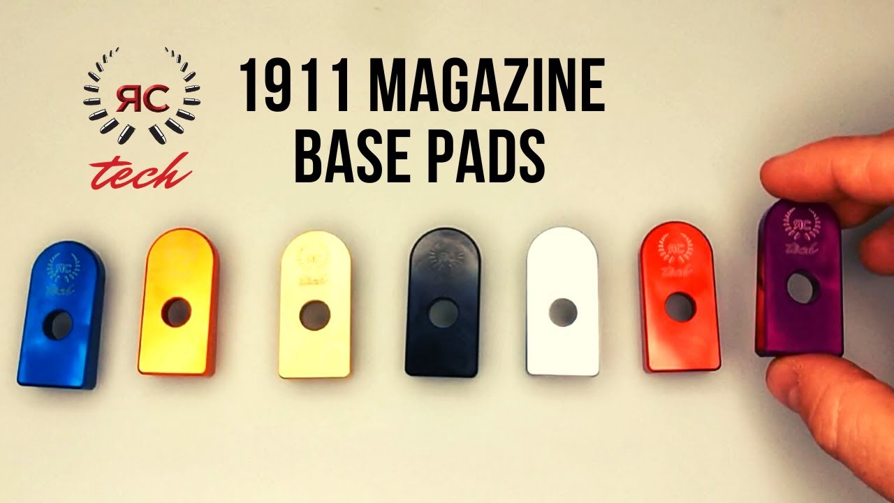 RC Tech 1911 Magazine Base Pads | Cesar-Shop - YouTube