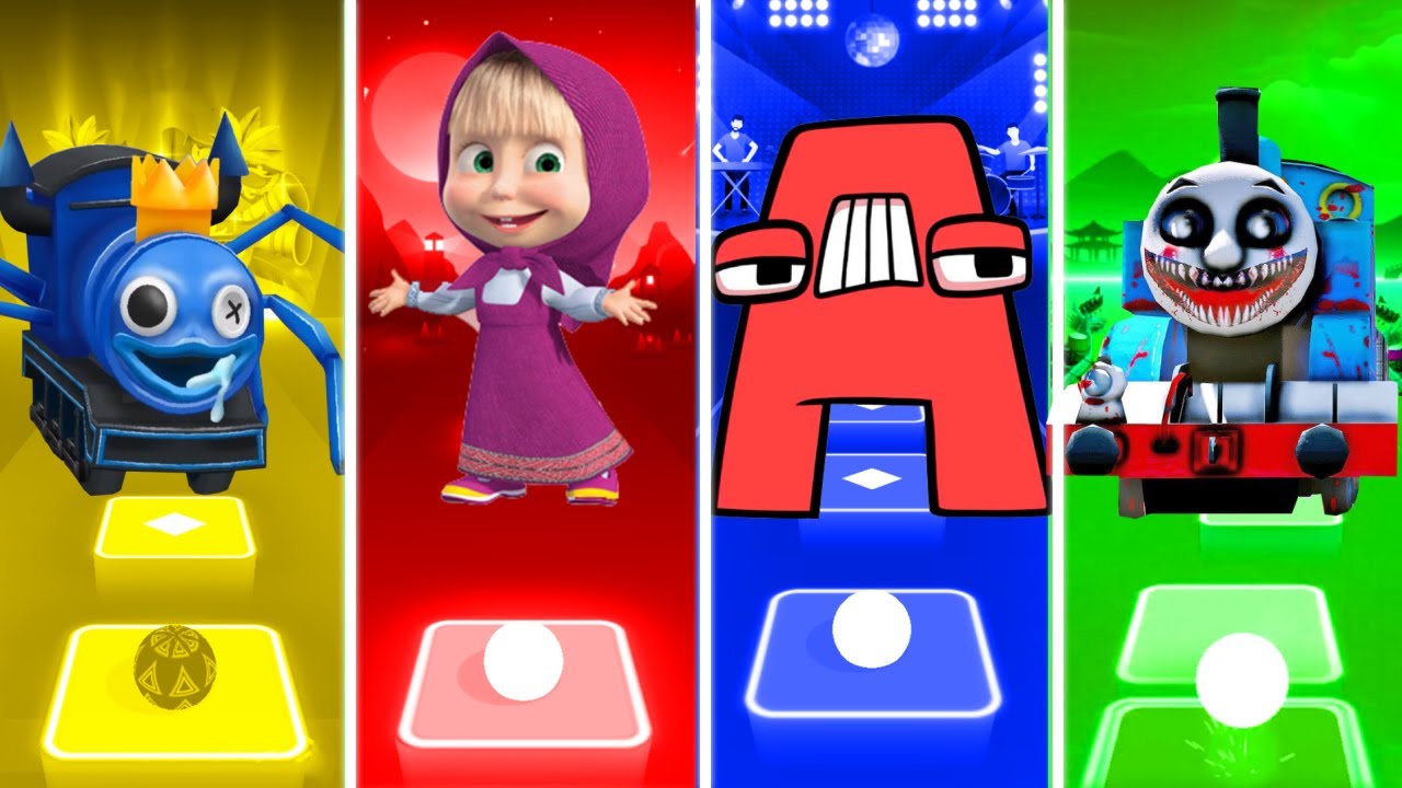 Rainbow Choo Choo Charles Blue Vs Masha and the Bear Vs Alphabet Lore ...