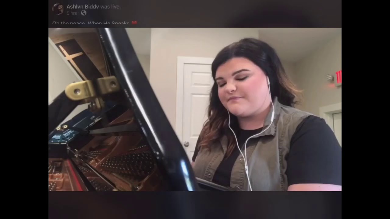 ASHLYN BIDDY/BIDDY FAMILY SINGING | WHEN HE SPEAKS - YouTube