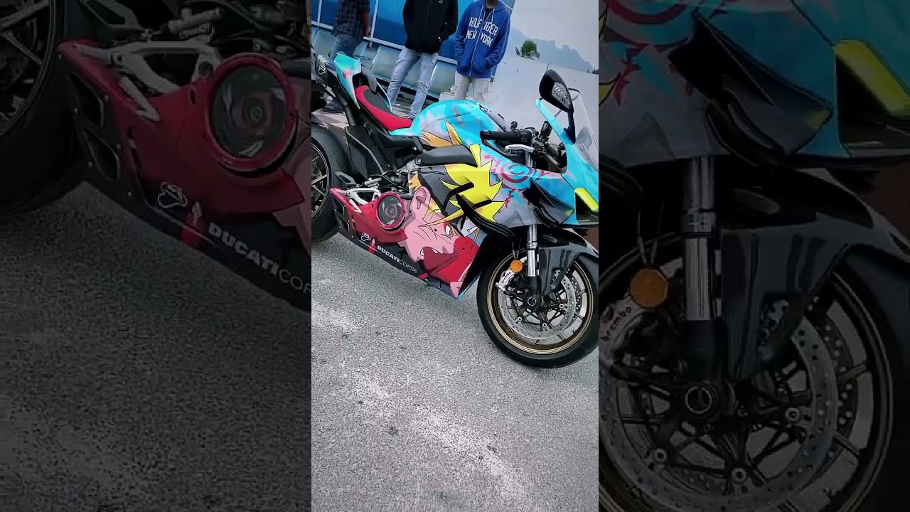 NARUTO ANIMATION ON DUCATI MONSTER...#naruto #anime #shorts #ducati ...