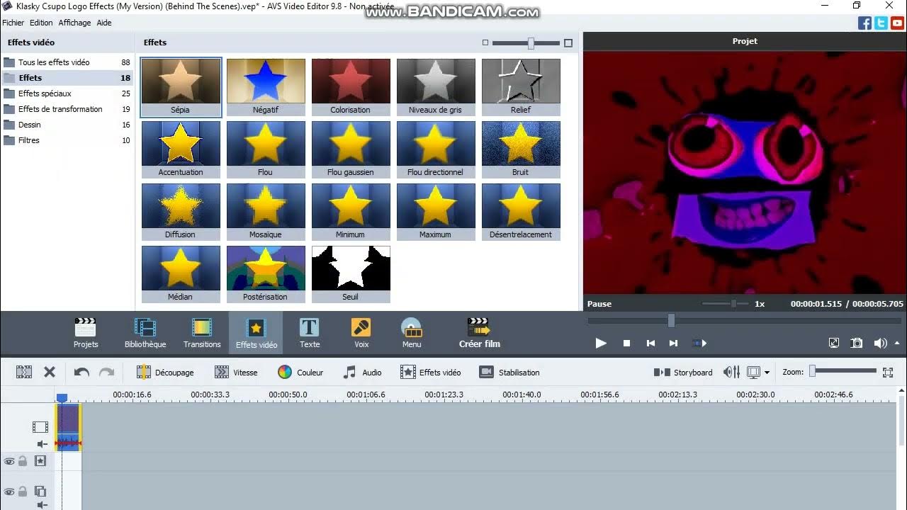Effectorials #15: Horror Effect 1.0 Visuals on AVS (My version) - YouTube