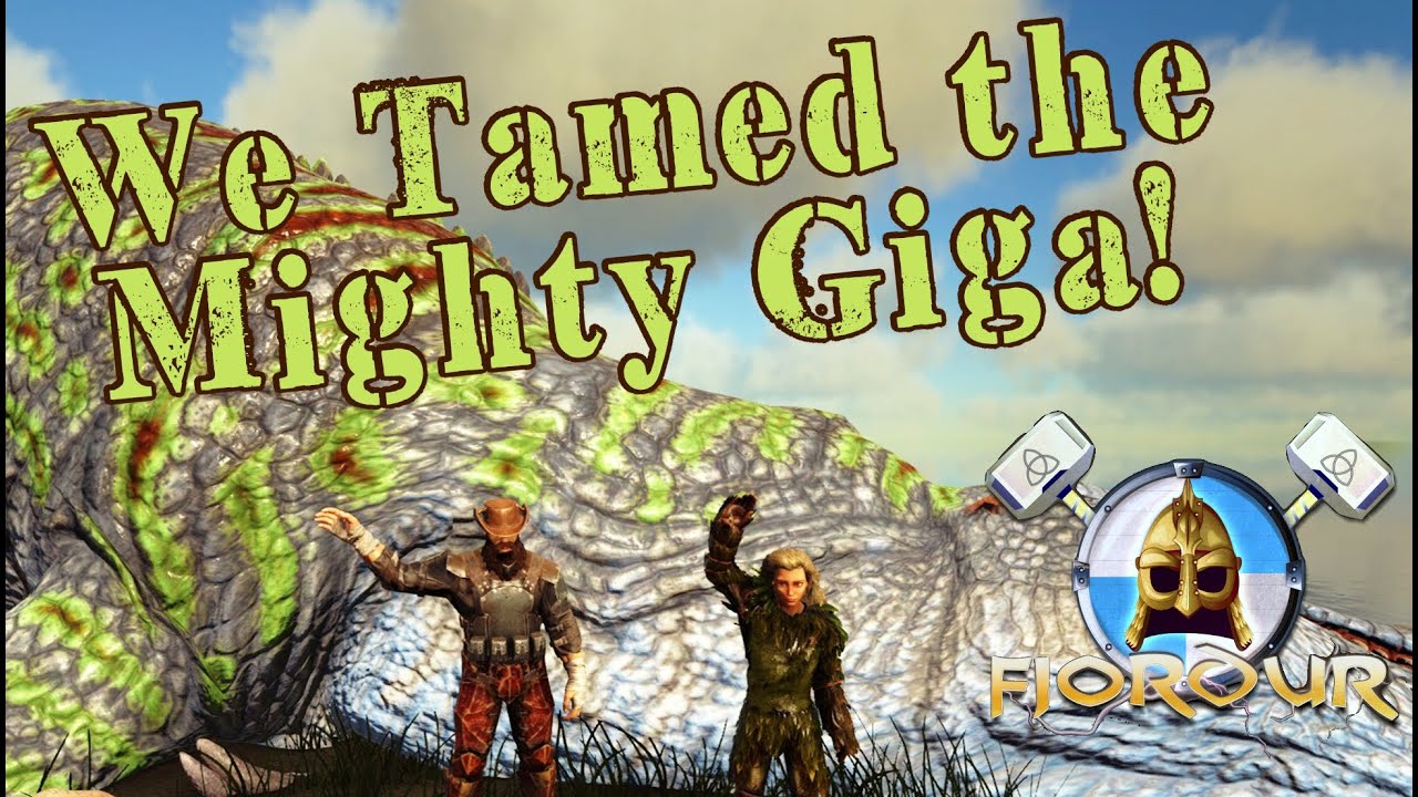 The R-Giga is on the Fjordur Map! - Ark Survival Evovled - YouTube