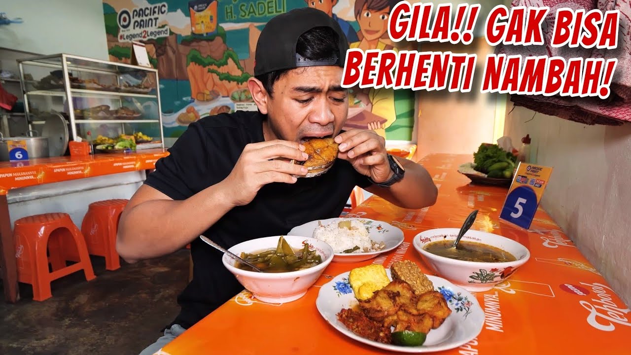 WARUNG MAKAN 50 TAHUN KAGET LIAT TANBOYKUN MAKAN!! - YouTube