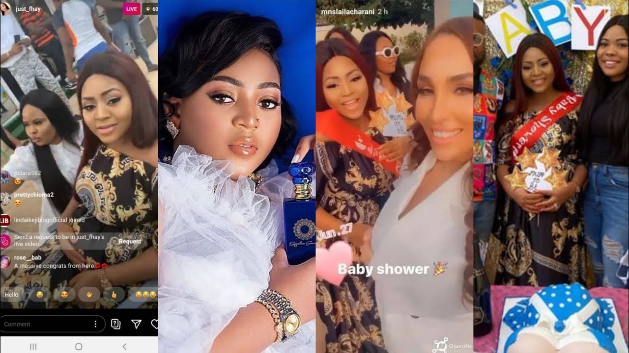 Regina Daniels Baby Shower|Regina Dances During Her Baby Shower (Videos ...