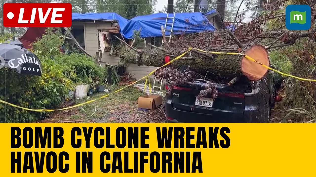 Bomb Cyclone 2024 LIVE | Bomb Cyclone USA News | Bomb Cyclone Wreaks ...
