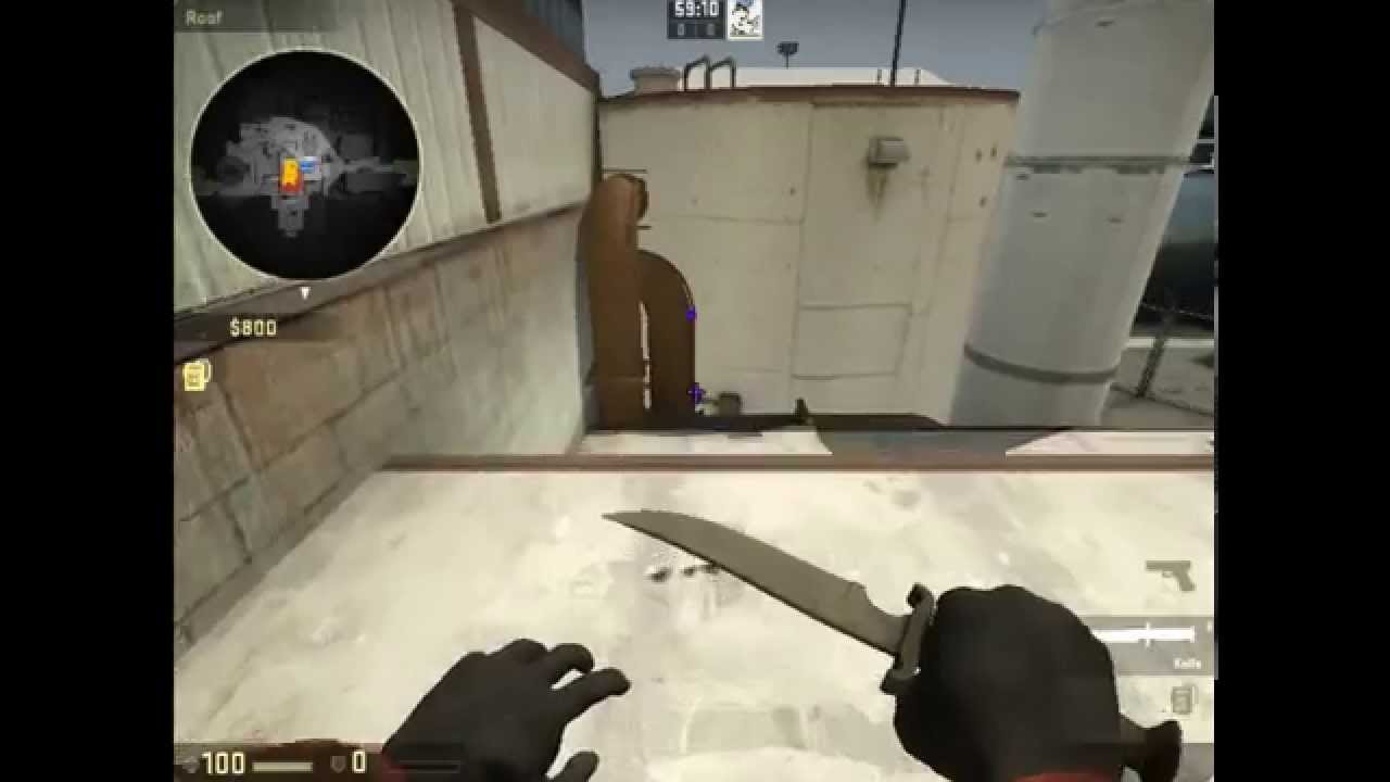 Nuke silo jump with cross hair lineups - YouTube