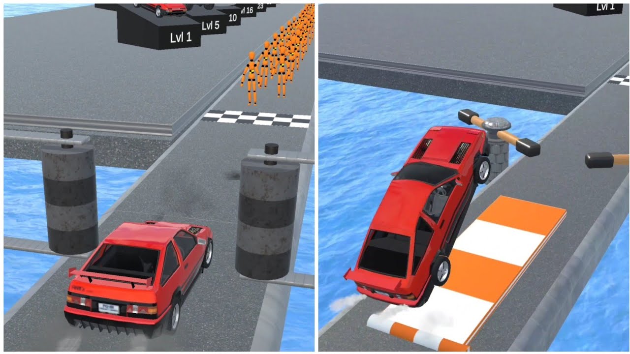 Crash Master 3D - All Levels Gameplay Android,ios (Level 985-994) - YouTube