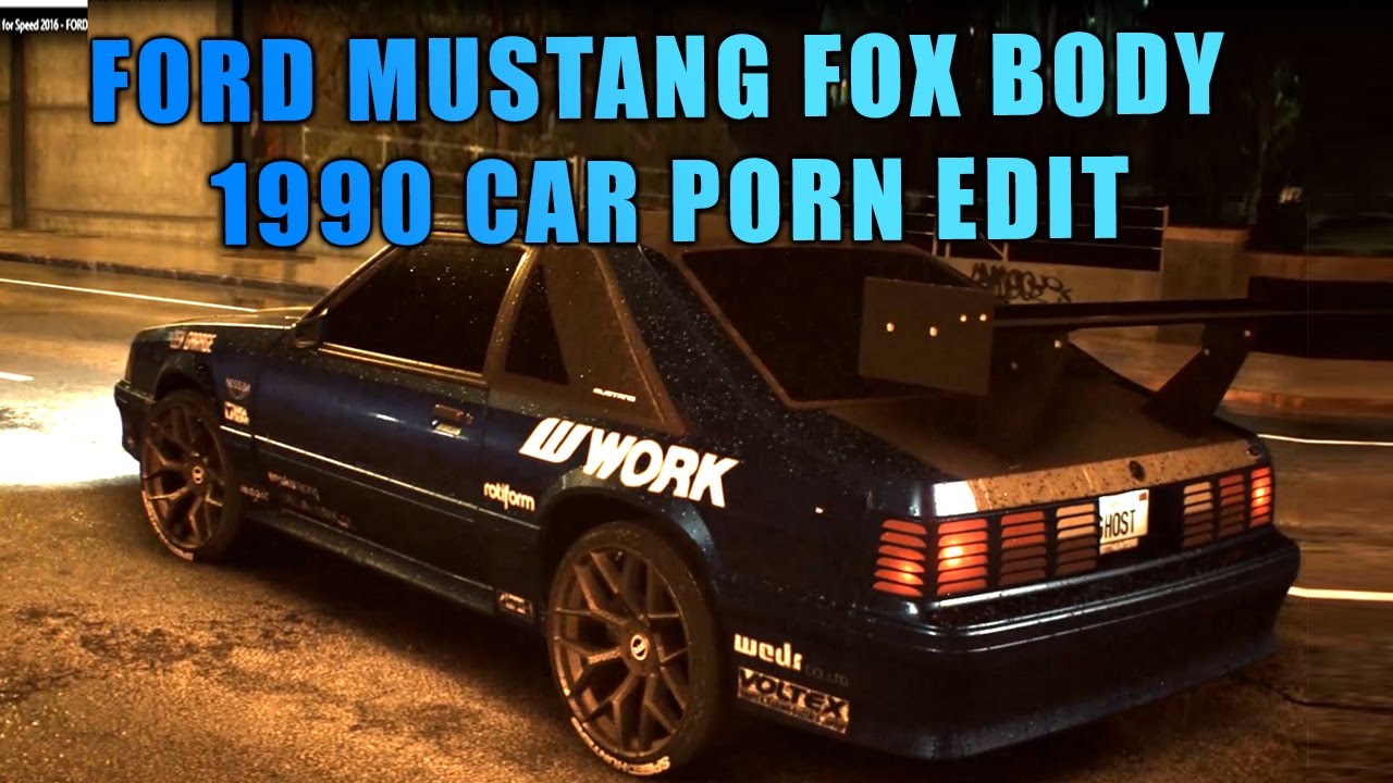 FORD MUSTANG FOX BODY 1990 - Need for Speed 2015 Showcase Edit - YouTube