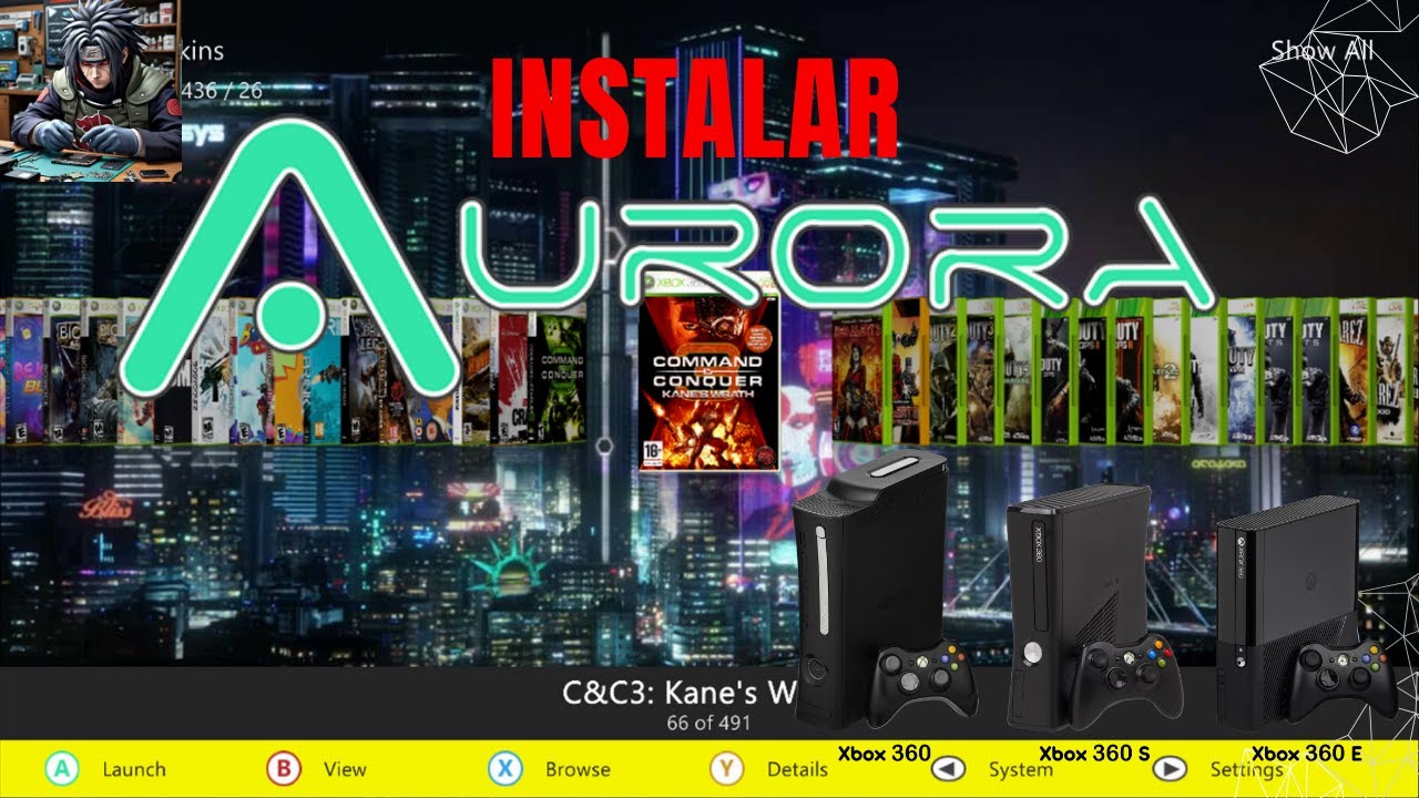 como Instalar Aurora y juegos en XBOX 360 rgh 3.0 (TUTORIAL de instalación paso a paso) 2025 ...