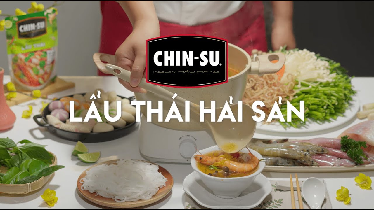 Món ngon cùng CHIN-SU - Lẩu thái hải sản - YouTube