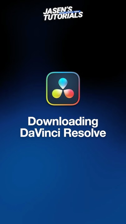 Quick Tutorials: Downloading DaVinci Resolve - YouTube