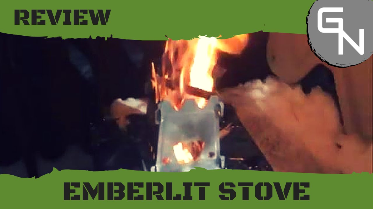 Camping and Survival - Stainless Steel Emberlit Stove Review - YouTube