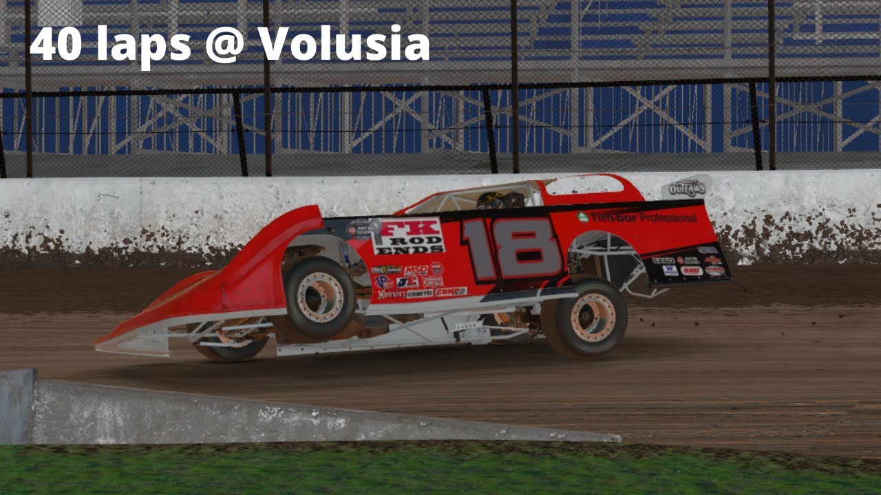 40 laps @ Volusia Speedway - YouTube