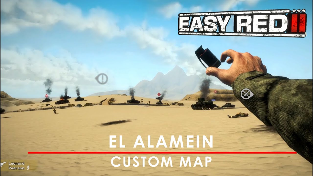 Easy Red 2 gameplay - Custom Workshop Mission - El Alamein - YouTube