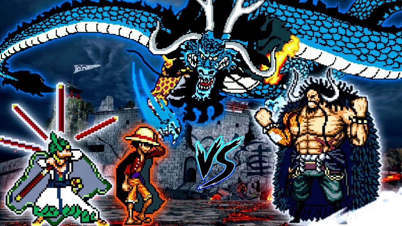 Kaido V3 OP(New) VS Wano Luffy & Wano Zoro in Jump Force Mugen - YouTube