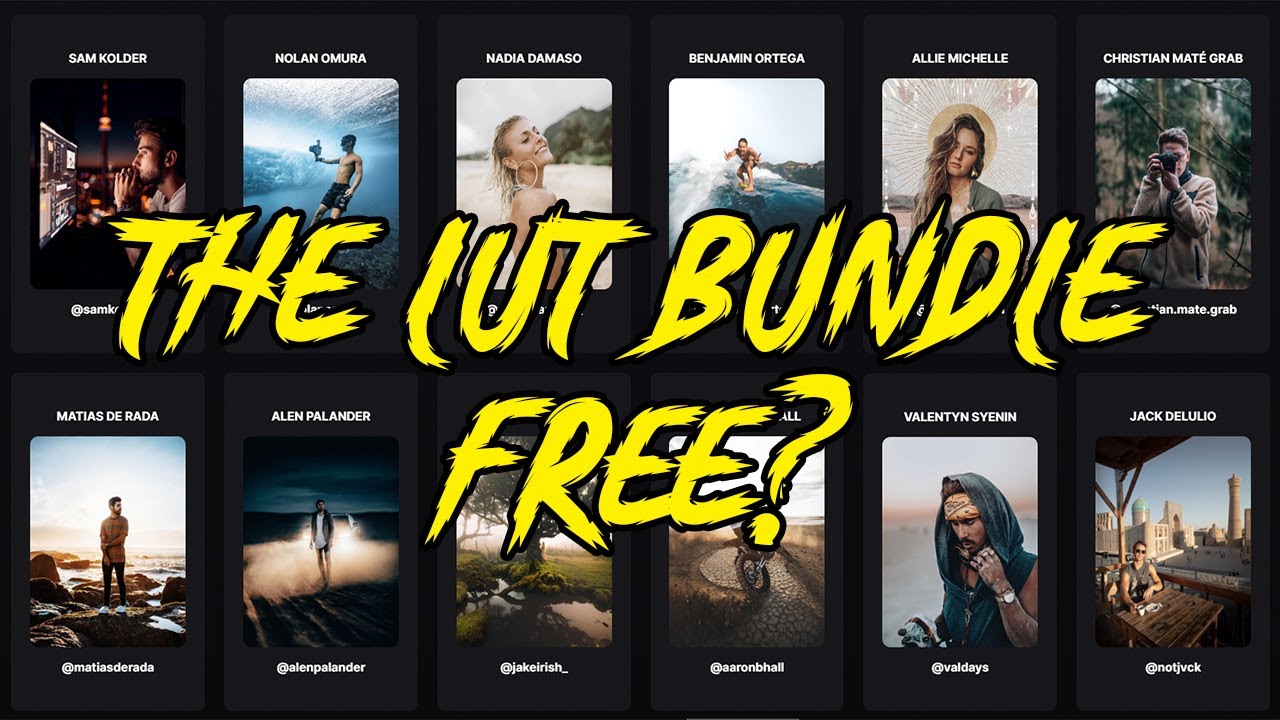 Review Lut Bundle 100+ Luts| Benn TK, Chris Rogers, Sam Kolder, Rory ...