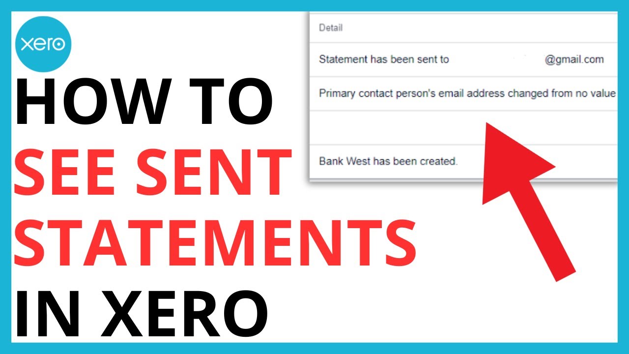 How to See Sent Statements in Xero [QUICK GUIDE] - YouTube