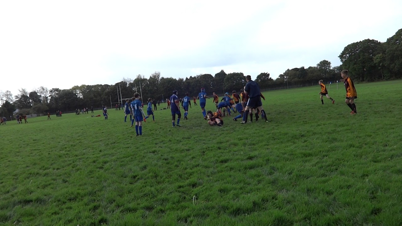 Hutton GS Rugby match clip 2 - Year 7 - YouTube