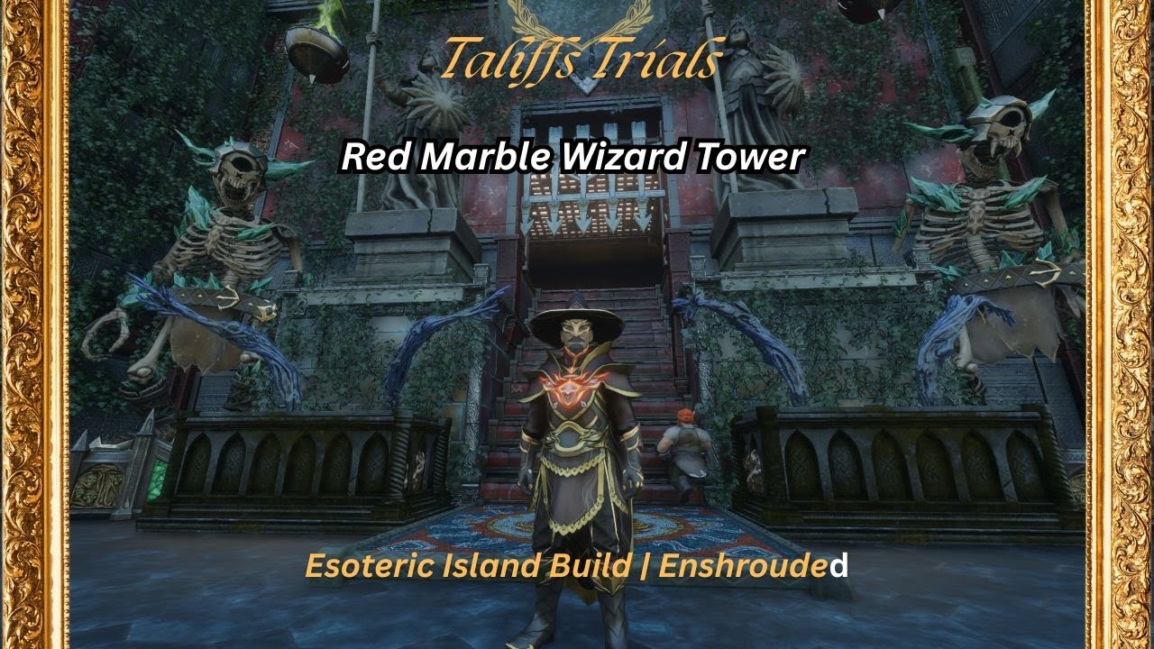 (Enshrouded) Red Marble Wizard Tower! - YouTube